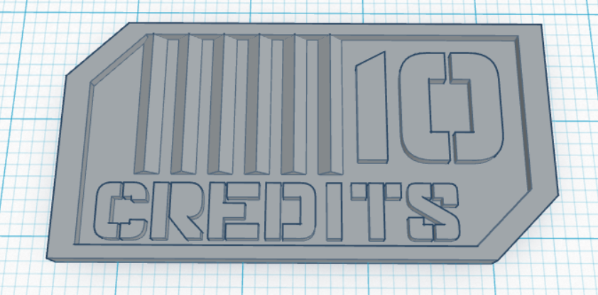 Sci Fi Game Credit Tokens by Sablebadger 3D | Download free STL model ...