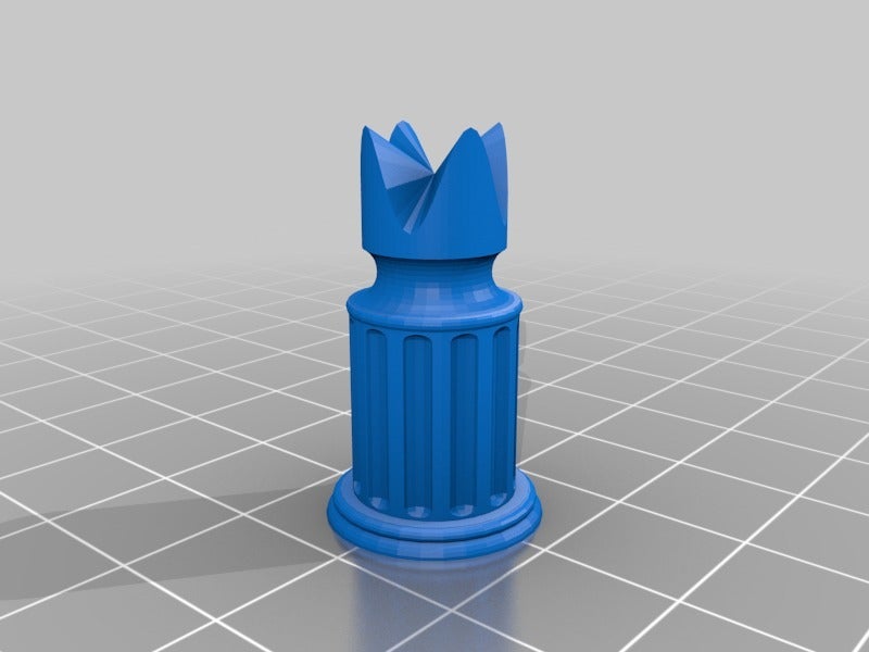Column Chess Set 2 by Sablebadger 3D | Download free STL model ...