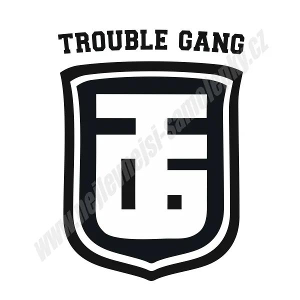 Trouble Gang Logo Gang Sign Trouble GIF Gang Sign Trouble Wet Song