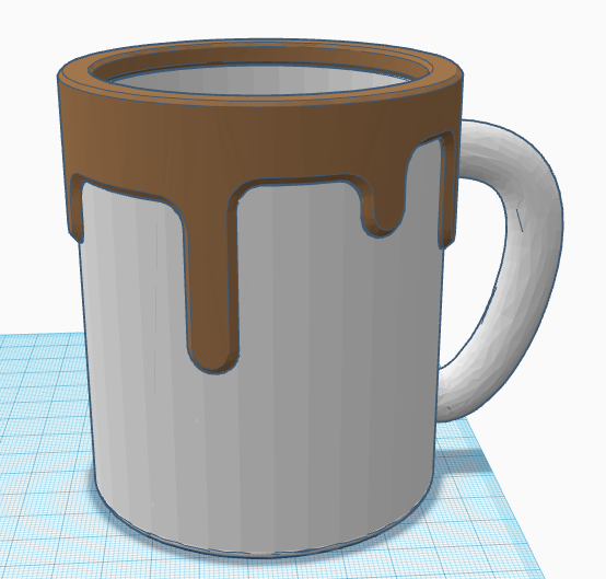 Drippy Mug - Coffee Mug/Cup by PeasePrints | Download free STL model ...