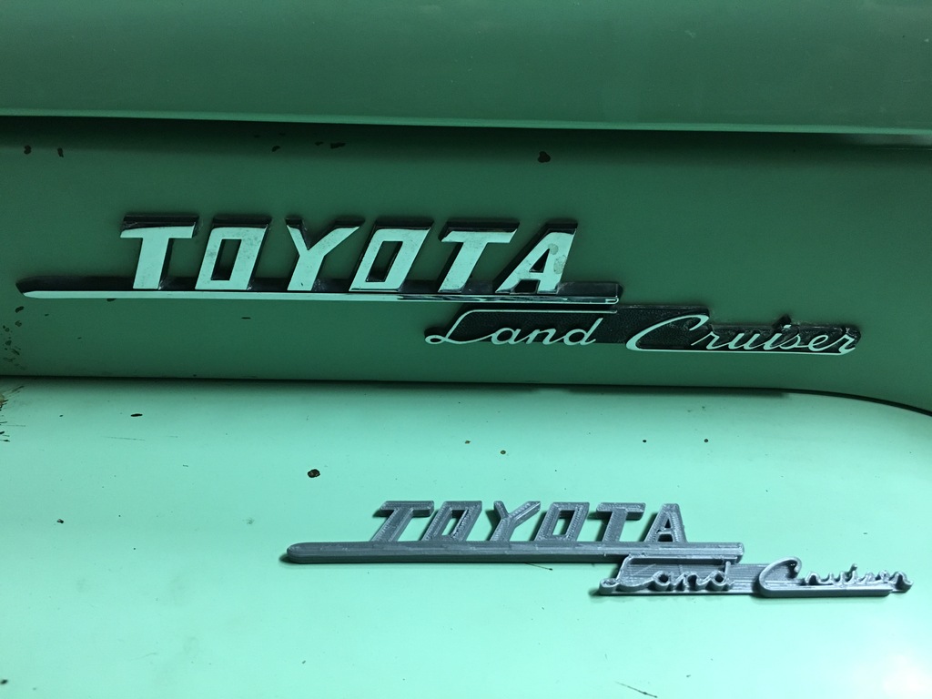 Toyota Land Cruiser Emblem von FTWMaker | Kostenloses STL-Modell ...