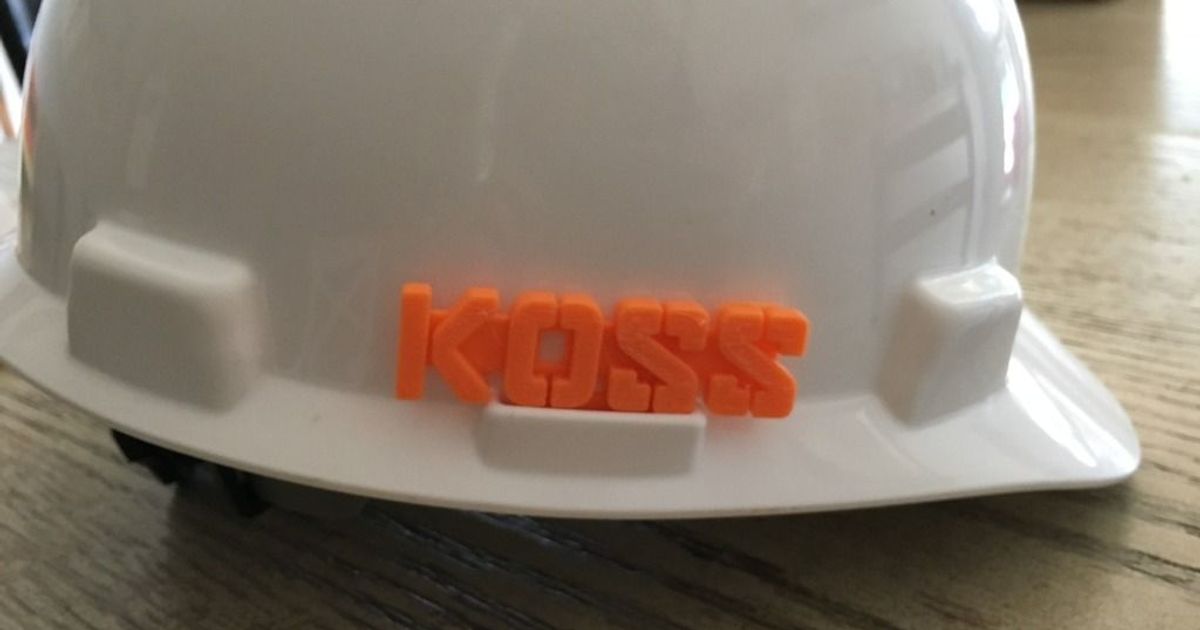 Customizable Hard Hat Inserts by FTWMaker | Download free STL model ...