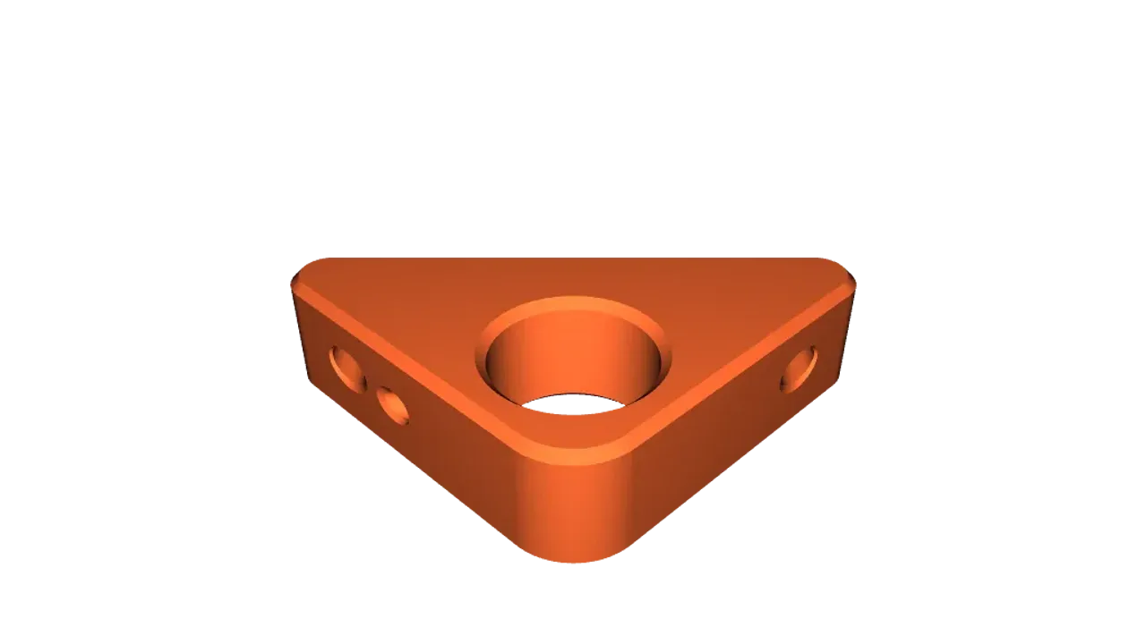 Curtain Rod Bracket with wood dowl as a rod by 3DDIY | Download free ...