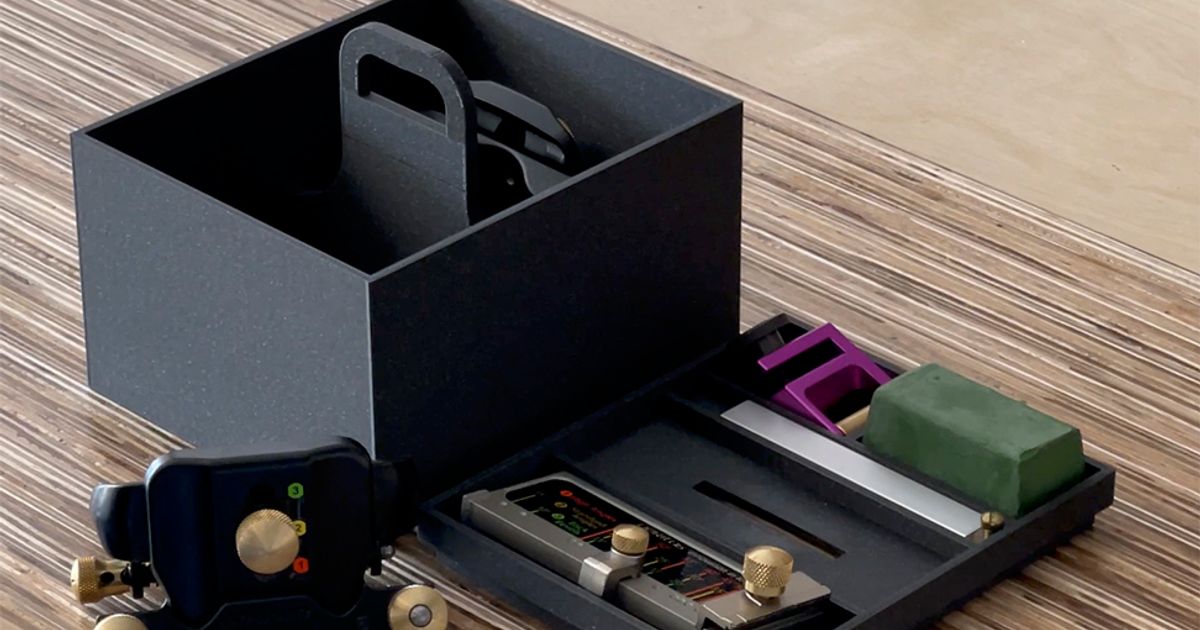 Veritas honing guide box by 3DDIY | Download free STL model ...