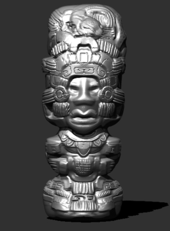 Aztec calendar (Aztec sun stone) Spanish-Piedra del Sol . DIORAMA WITH ...