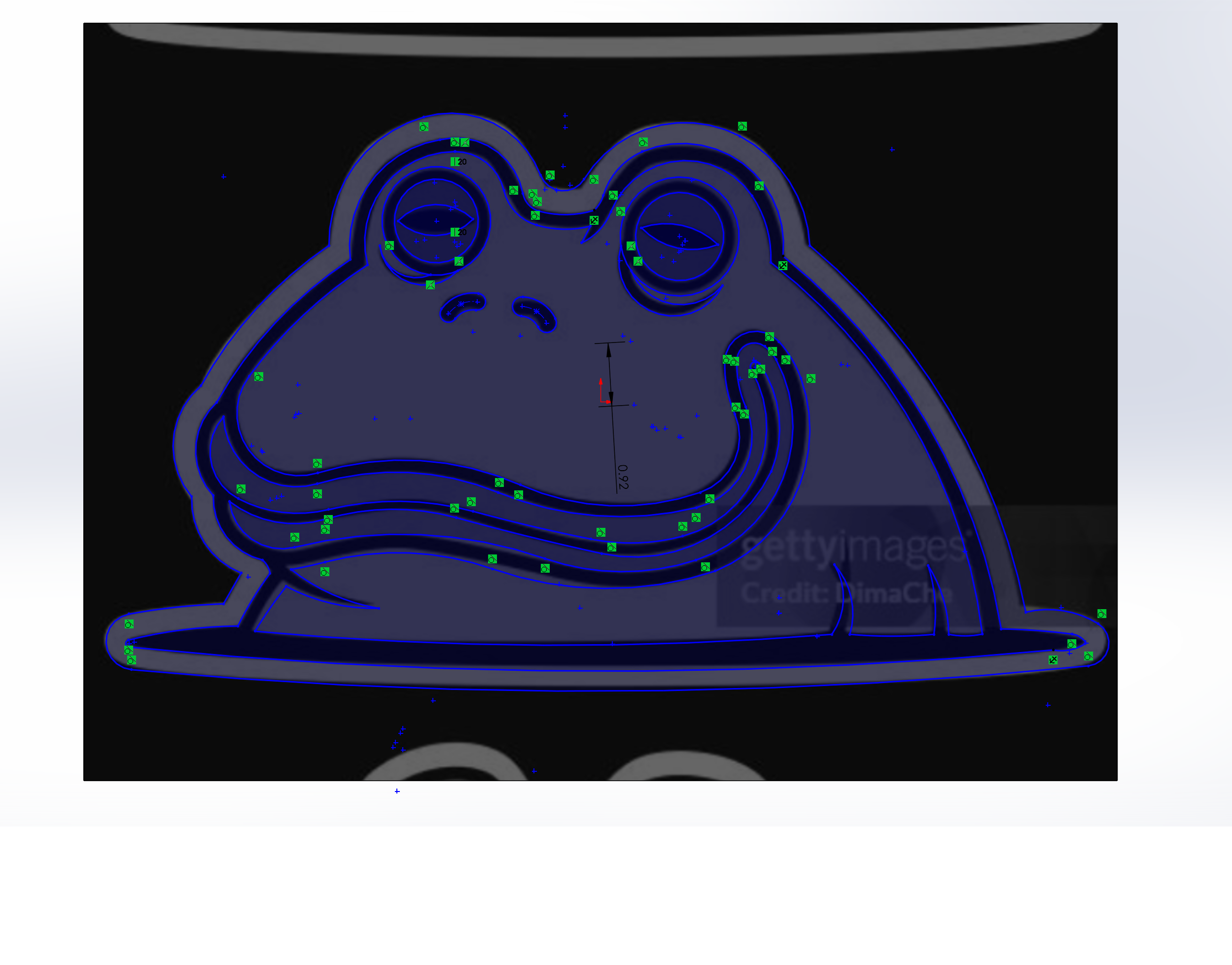 Funny Frog Office Decoration by William Guo | Download free STL model ...