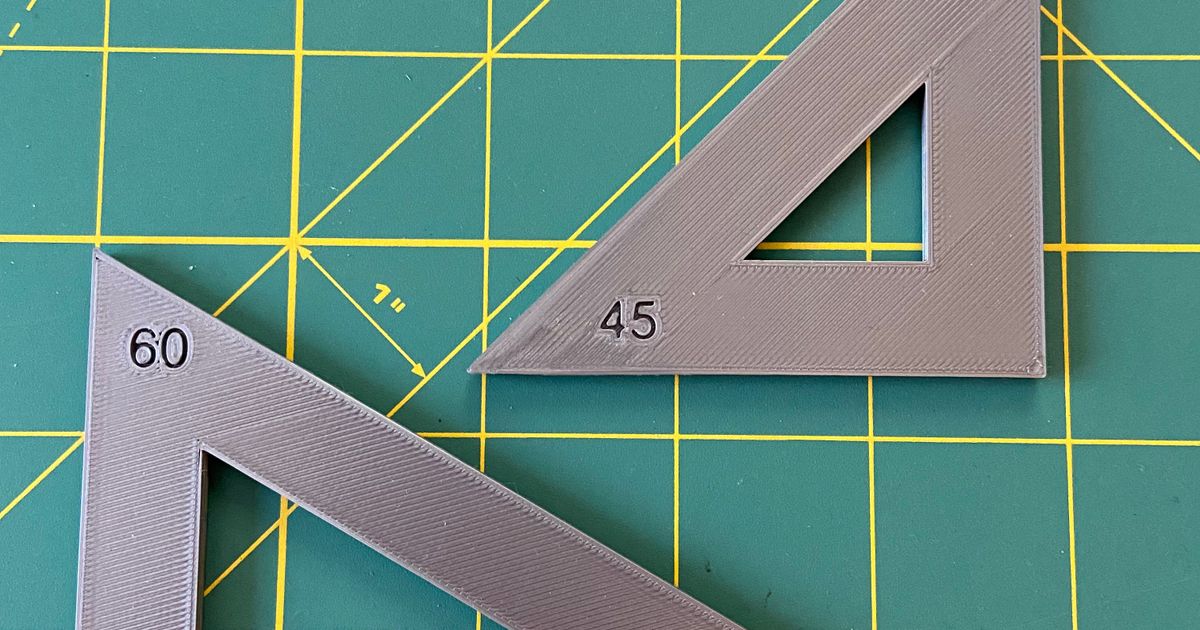 Drafting Triangles by R63597 | Download free STL model | Printables.com