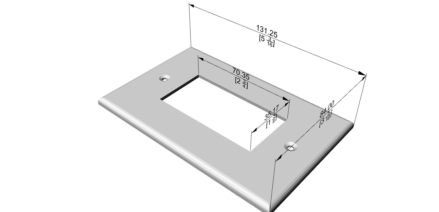 Rocker Light Switch Plate by Designrdy | Download free STL model ...