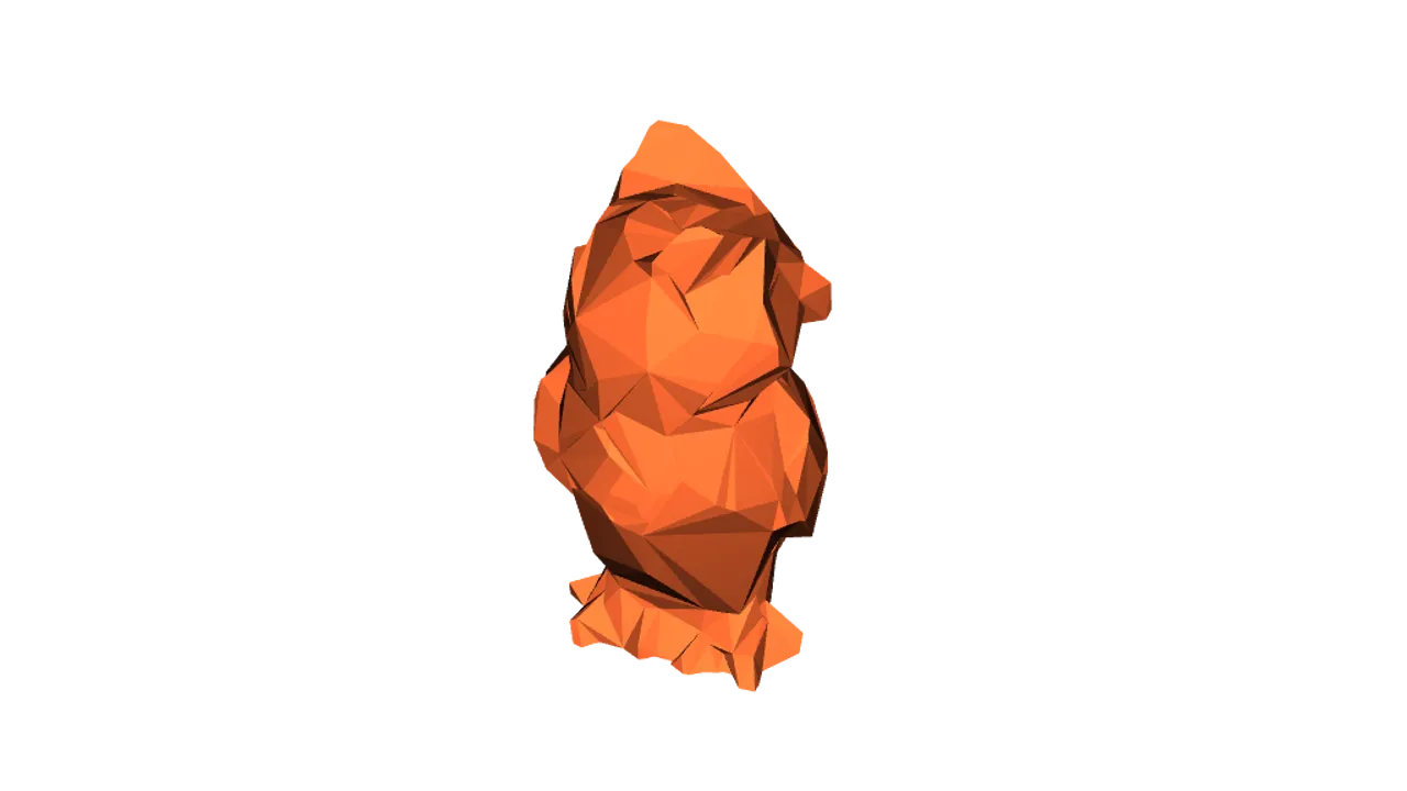 Low Poly Owl by Horkrulex | Download free STL model | Printables.com