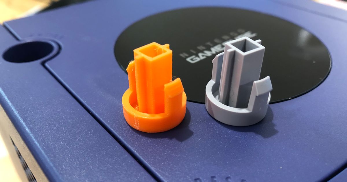 Gamecube Power button by Retro Frog | Download free STL model ...