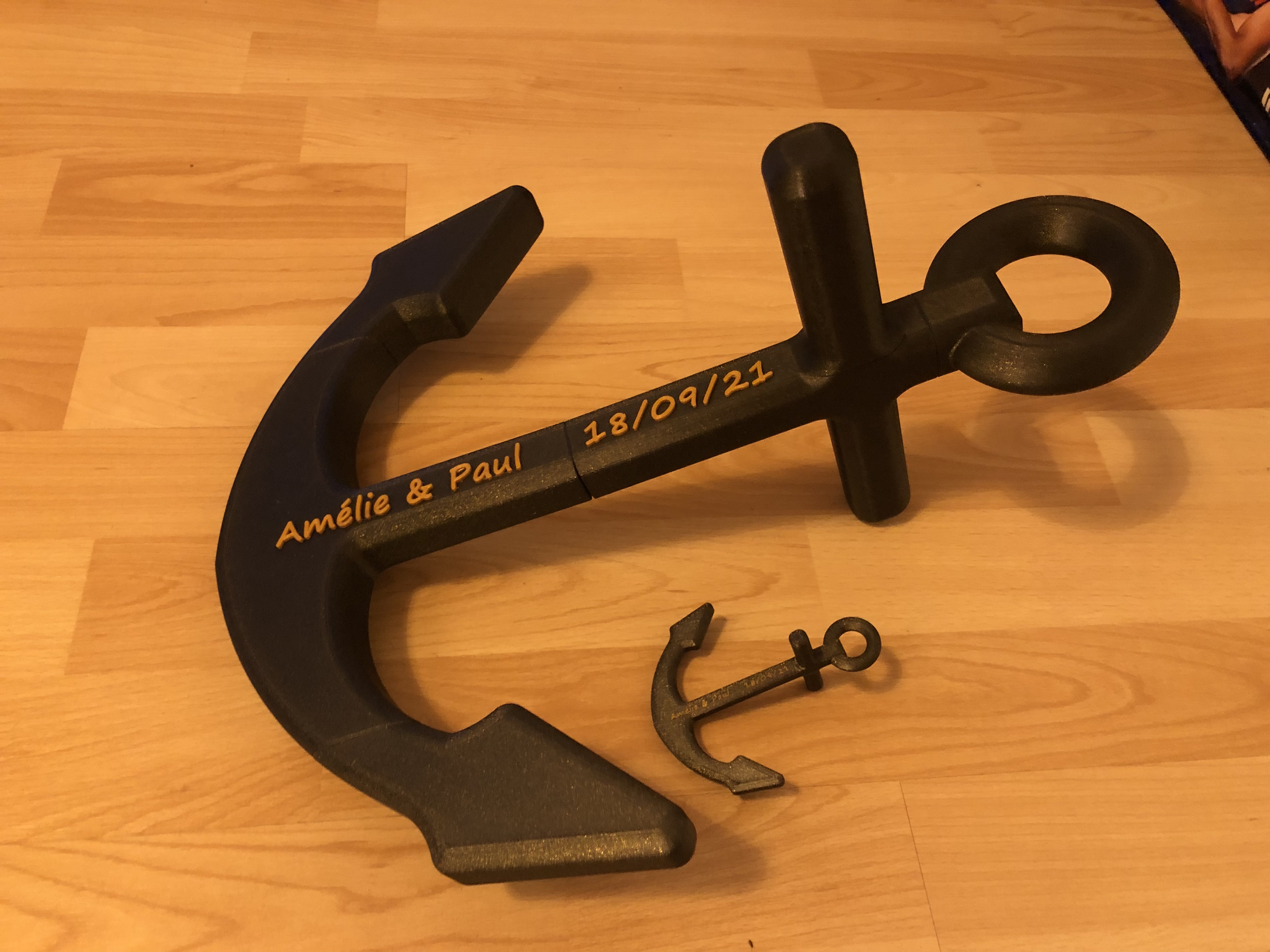 Mini maritime anchor (no name and no date) by Alex57000 | Download free ...