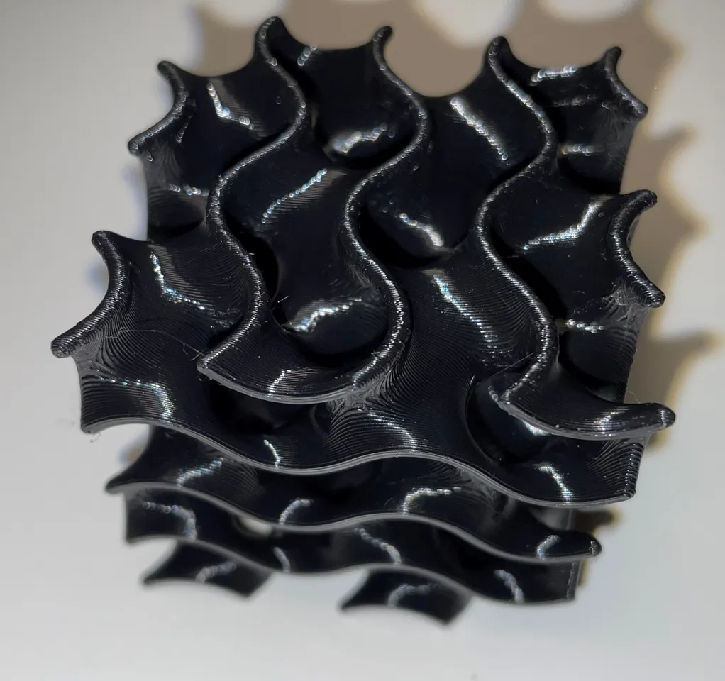 Gyroid Cube 50x50x50 by x3Design | Download free STL model | Printables.com