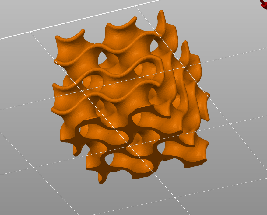 Gyroid Cube 50x50x50 by x3Design | Download free STL model | Printables.com