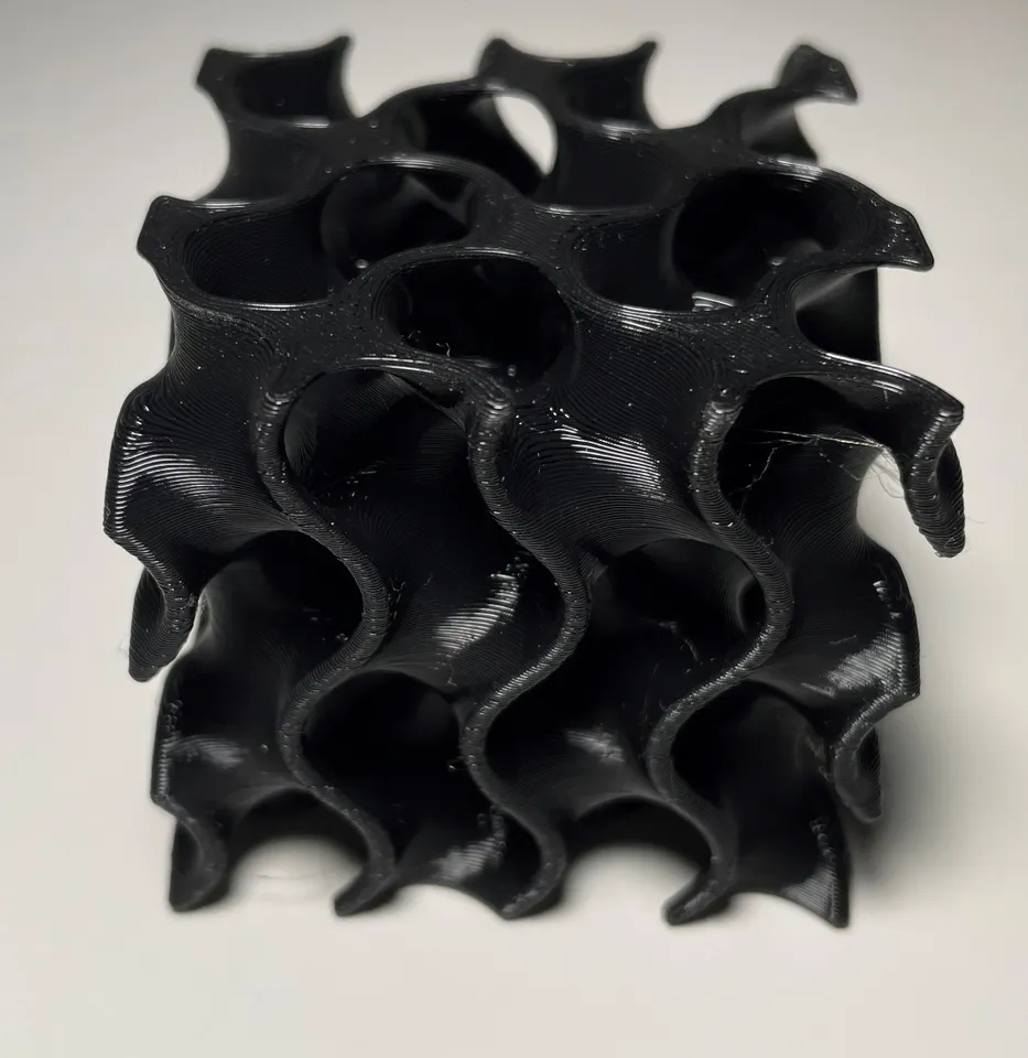 Gyroid Cube 50x50x50 by x3Design | Download free STL model | Printables.com