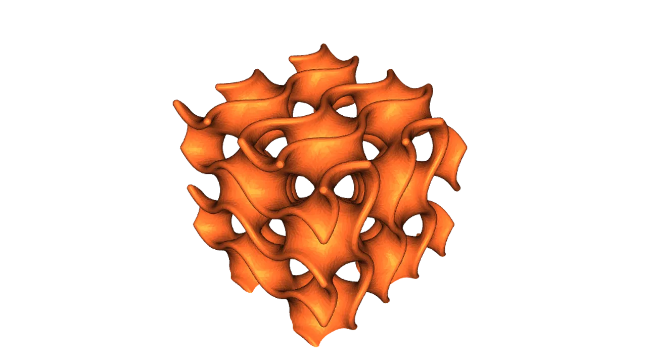 Gyroid Cube 50x50x50 by x3Design | Download free STL model | Printables.com