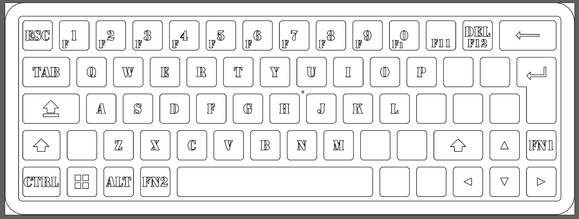 65-key Handwired keyboard by makerunit | Download free STL model ...