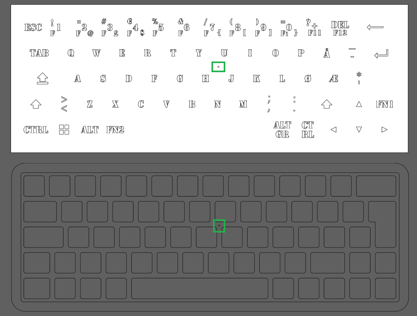 65-key Handwired keyboard by makerunit | Download free STL model ...