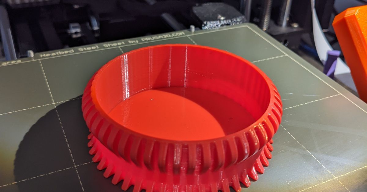 Round Container with accents by Berkley | Download free STL model ...