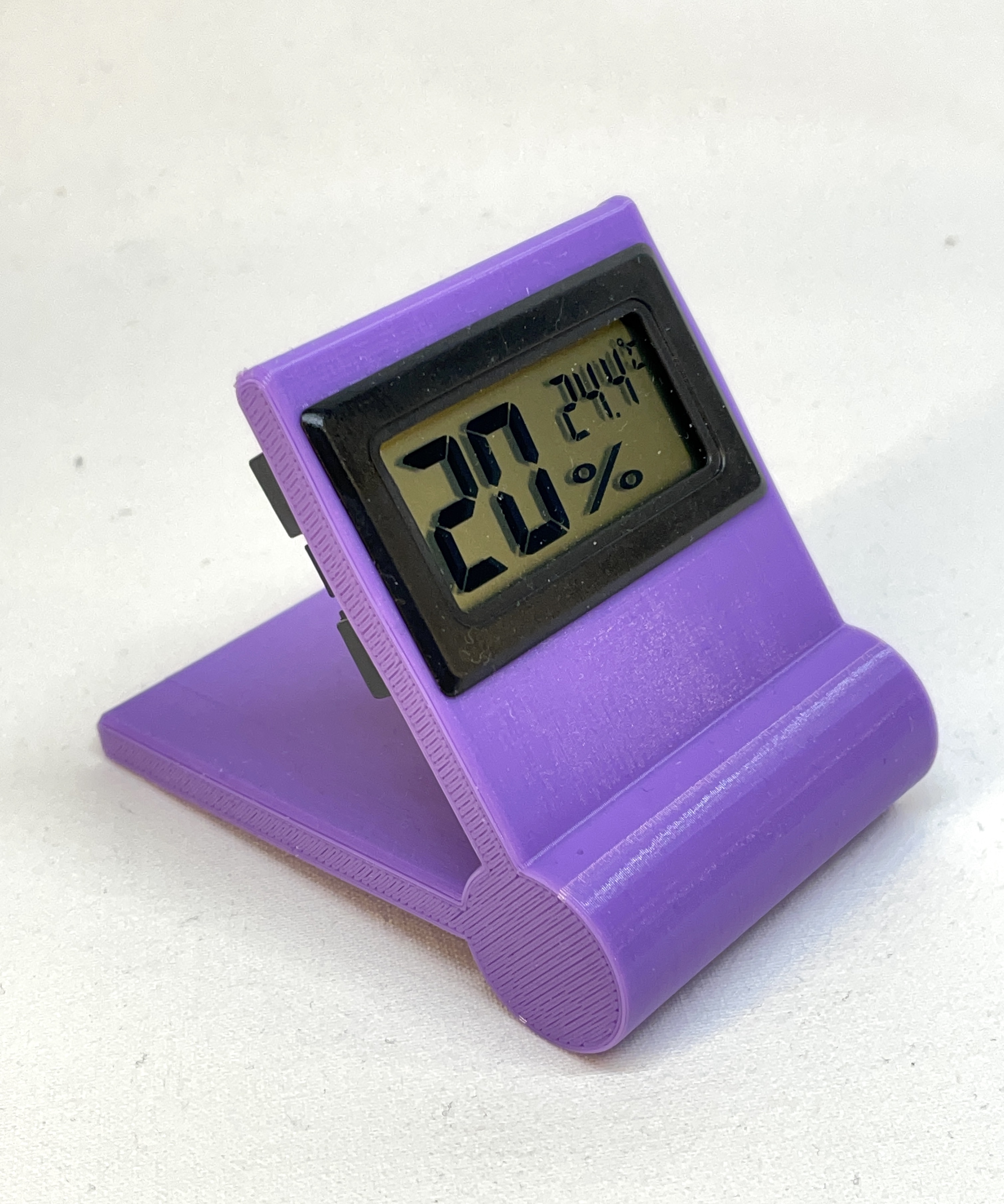 Hygrometer/temperature holder by Icebear | Download free STL model ...