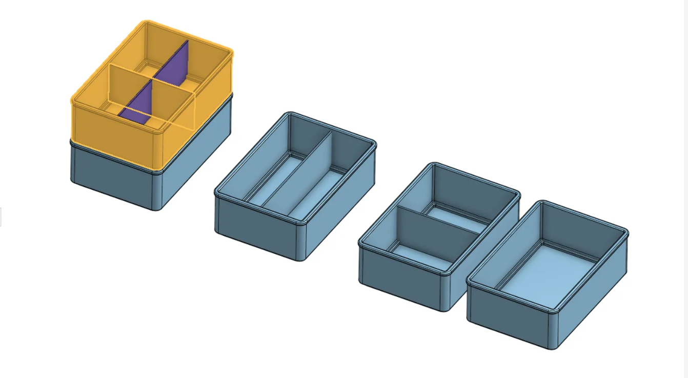 Tray box Organizer by Hans | Download free STL model | Printables.com