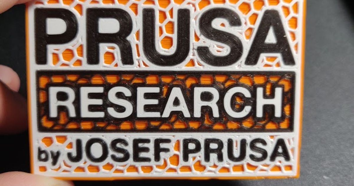 Multi-Color Prusa Logo (Single Extrusion) by Rambler990 | Download free ...