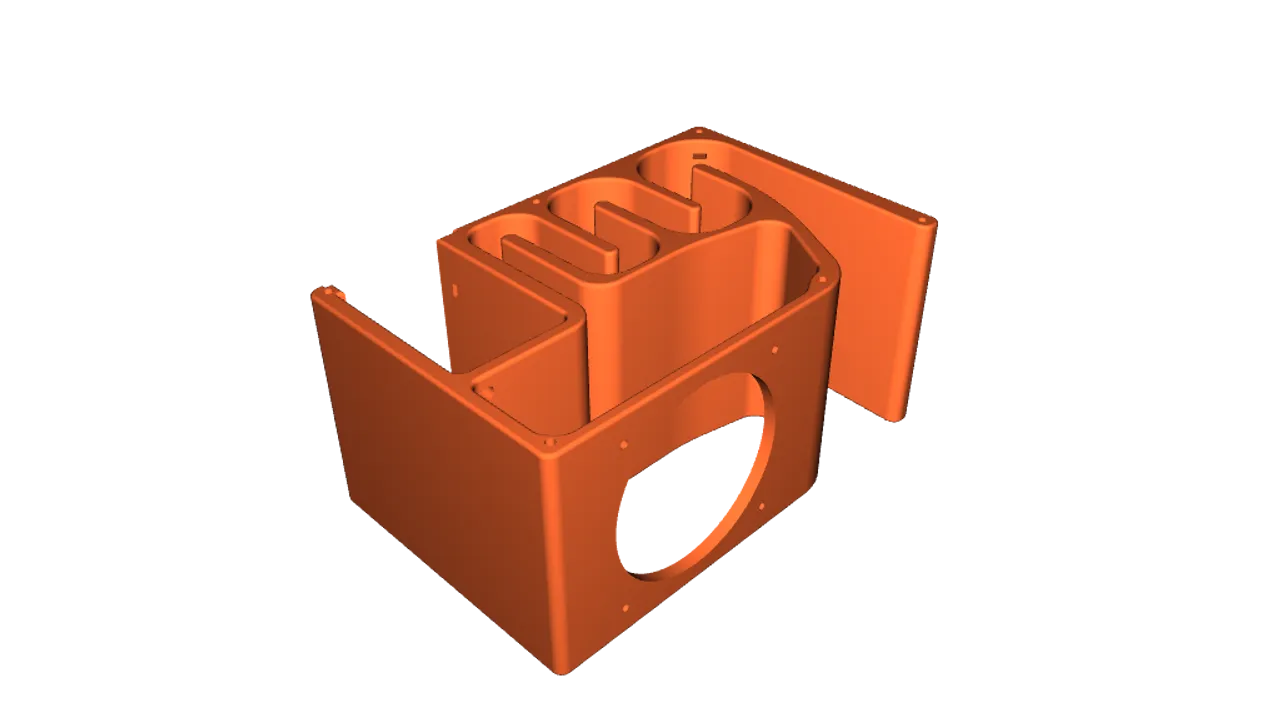 Customisable Back Horn Speaker Enclosure by Chris Hill | Download free ...