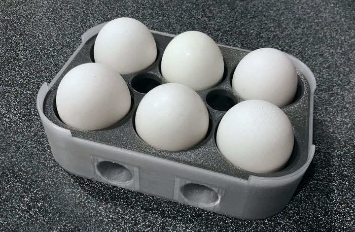 Egg Crate for 6 by Schaffer.la | Download free STL model | Printables.com