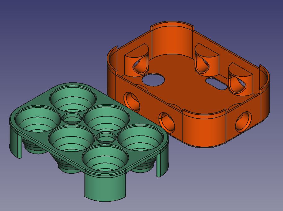 Egg Crate for 6 by Schaffer.la | Download free STL model | Printables.com