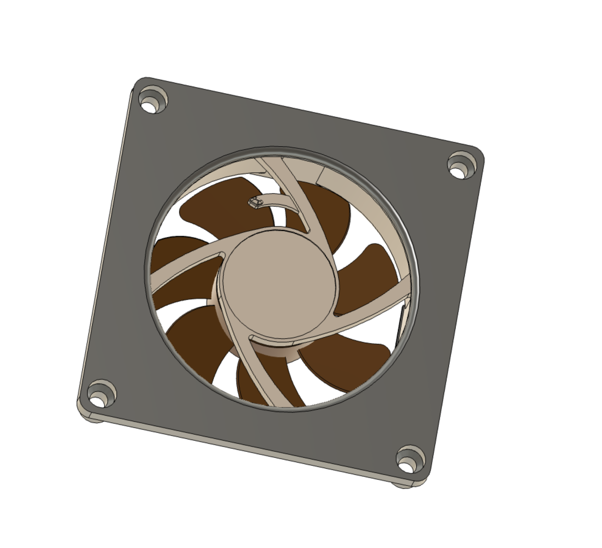 GameCube 40mm Screwless fan adapter by Retro Frog | Download free STL ...
