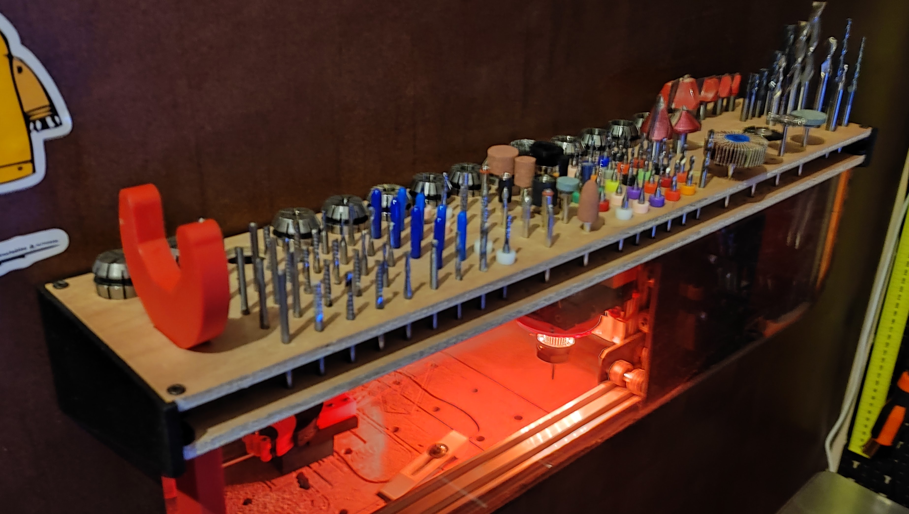 Tool Organiser for CNC Router by paho | Download free STL model ...