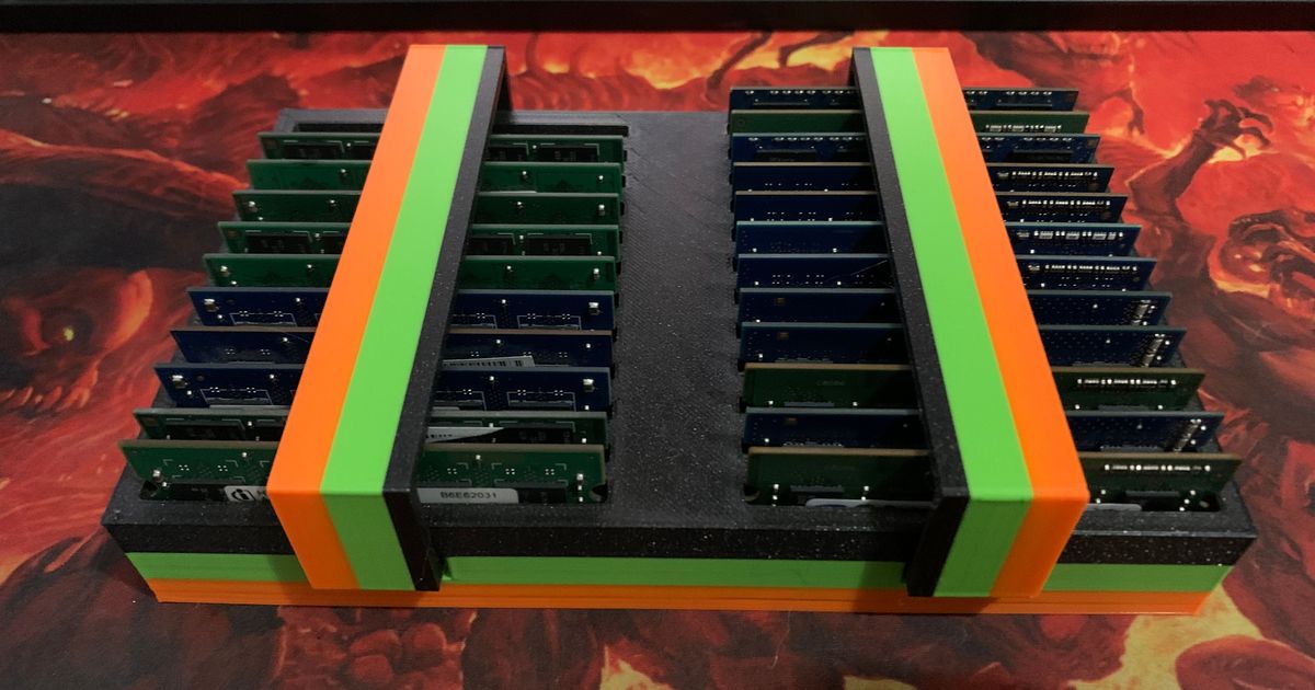 SODIMM RAM box holder by JayKay | Download free STL model | Printables.com
