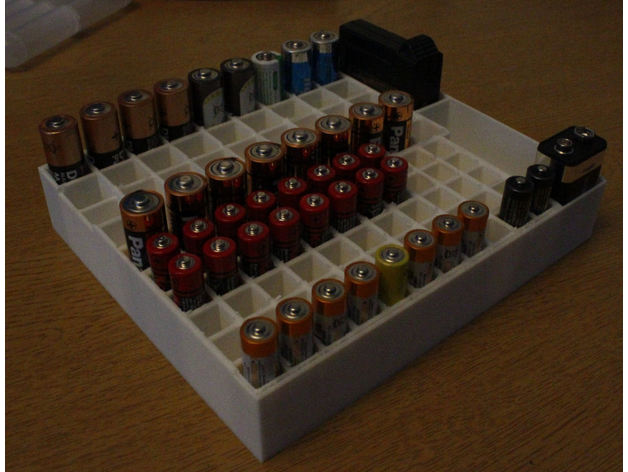 Simple Battery Holder by alloria | Download free STL model | Printables.com