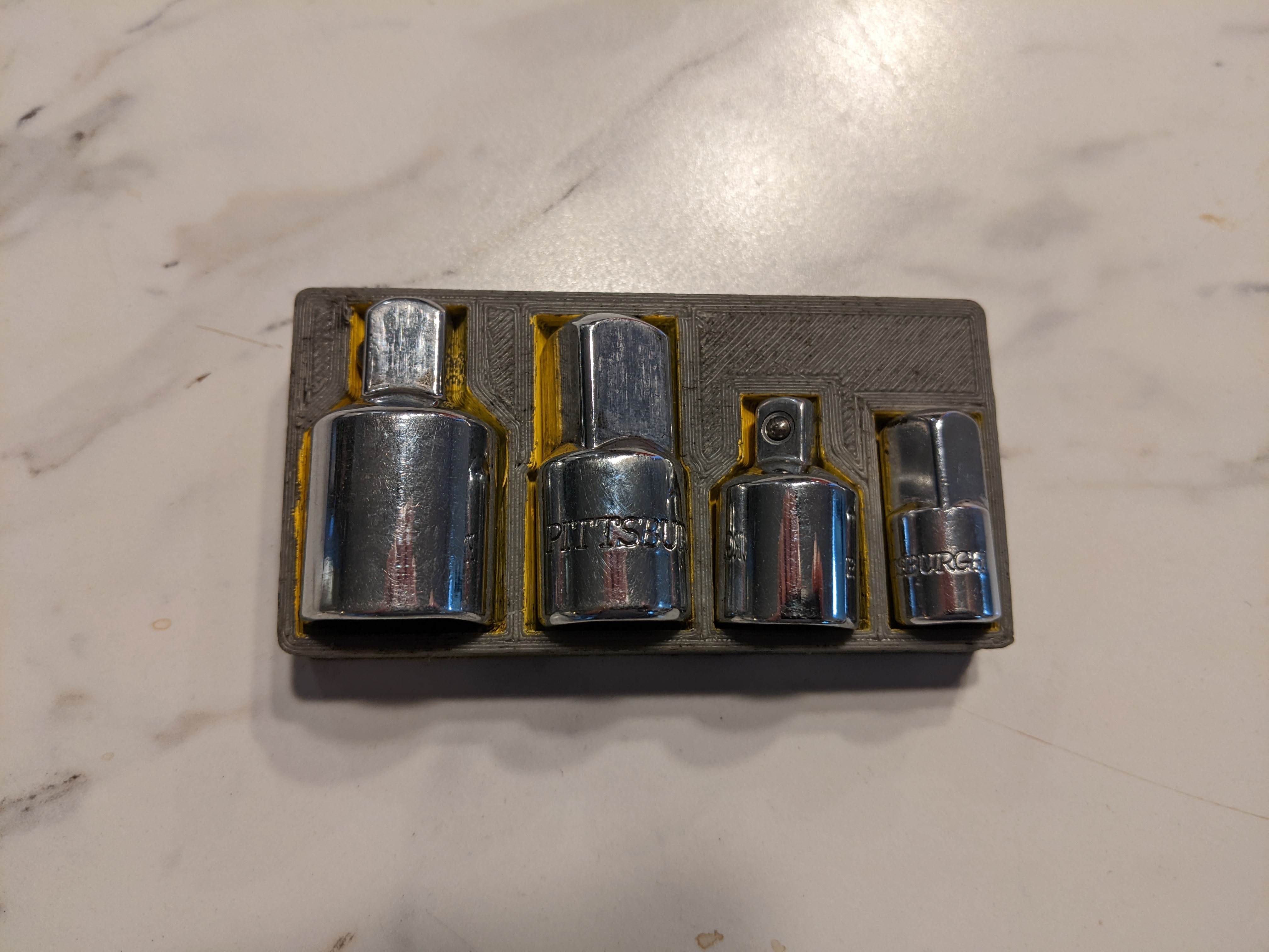 Harbor Freight Socket Adapter Tray by kdub | Download free STL model ...