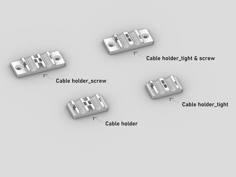 Cable Zip Tie holders by Samotrel | Download free STL model ...