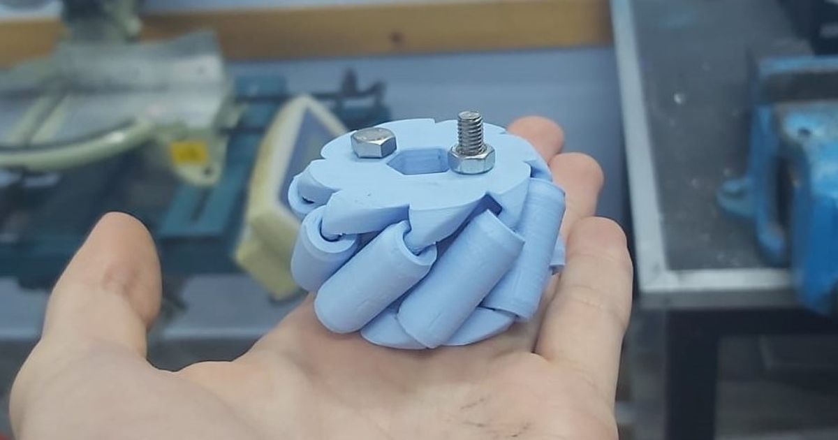 Vectored Intake Wheels for FRC by AMGD | Download free STL model ...