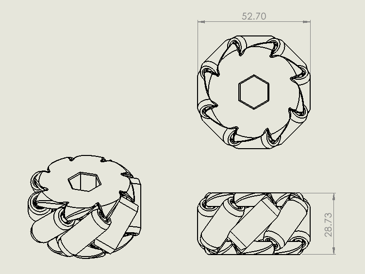 Vectored Intake Wheels for FRC by AMGD | Download free STL model ...