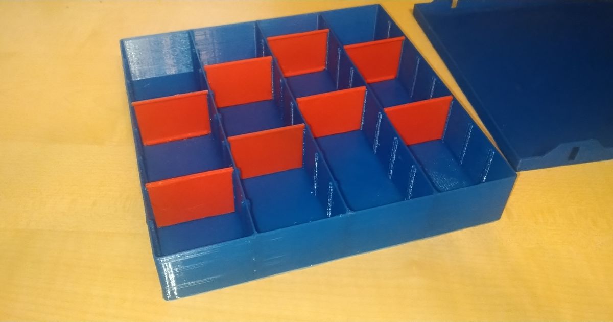 sorting box - movable dividers by 93djen | Download free STL model ...