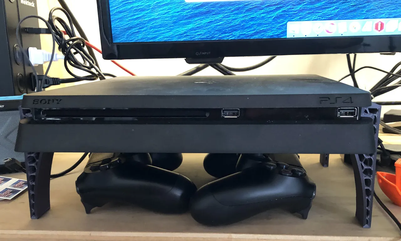 PlayStation 4 Slim Legs by Thomllama | Download free STL model ...