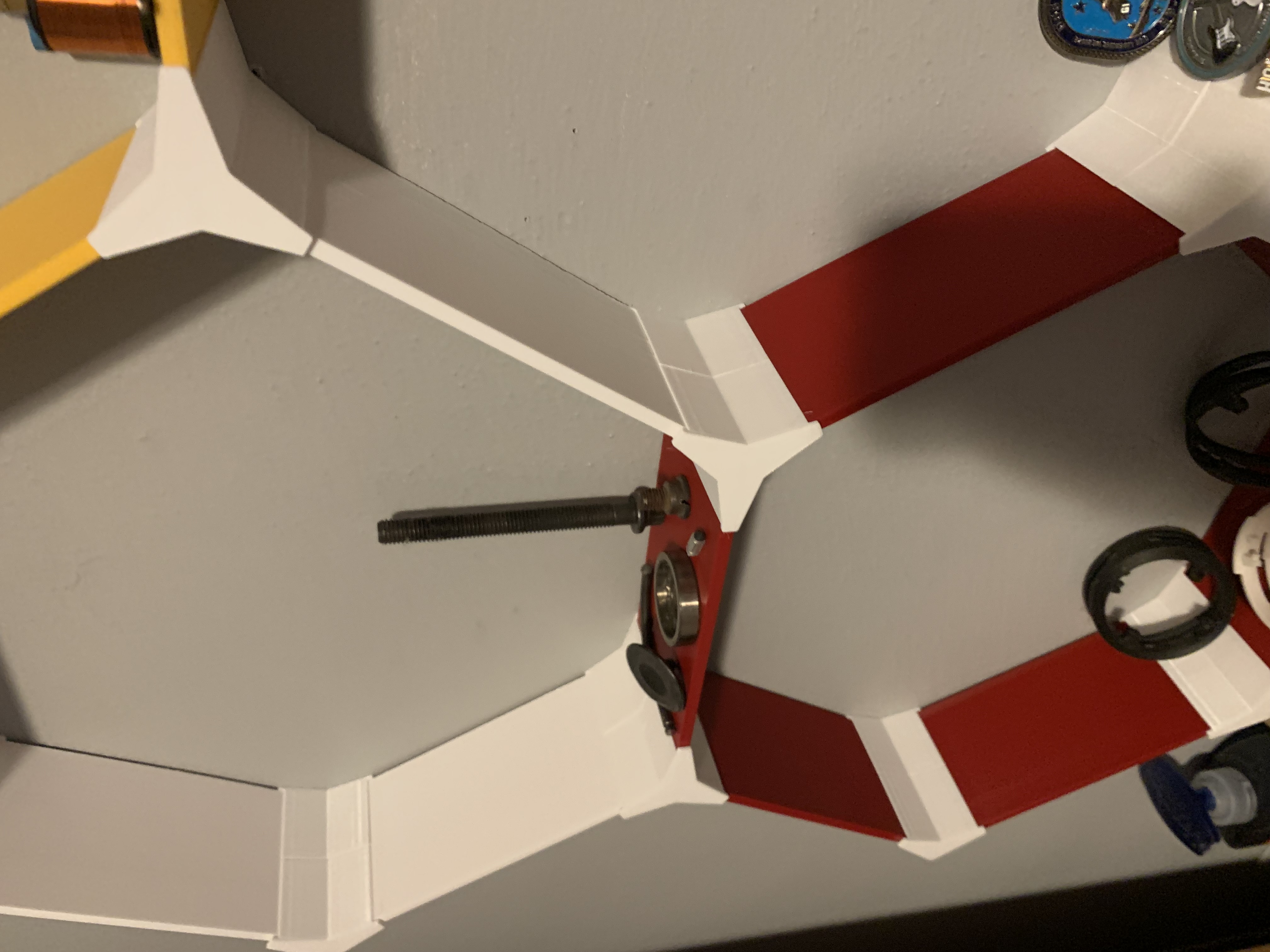 Strong fully 3D printed 10.25" hexagonal shelf system by Mitchell Takes ...