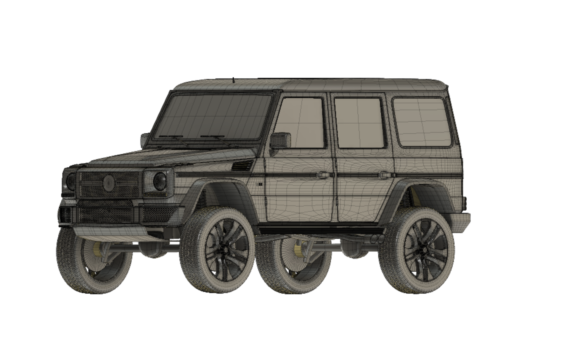 Brabus G63 model por Bc. Ákos | Descargar modelo STL gratuito ...