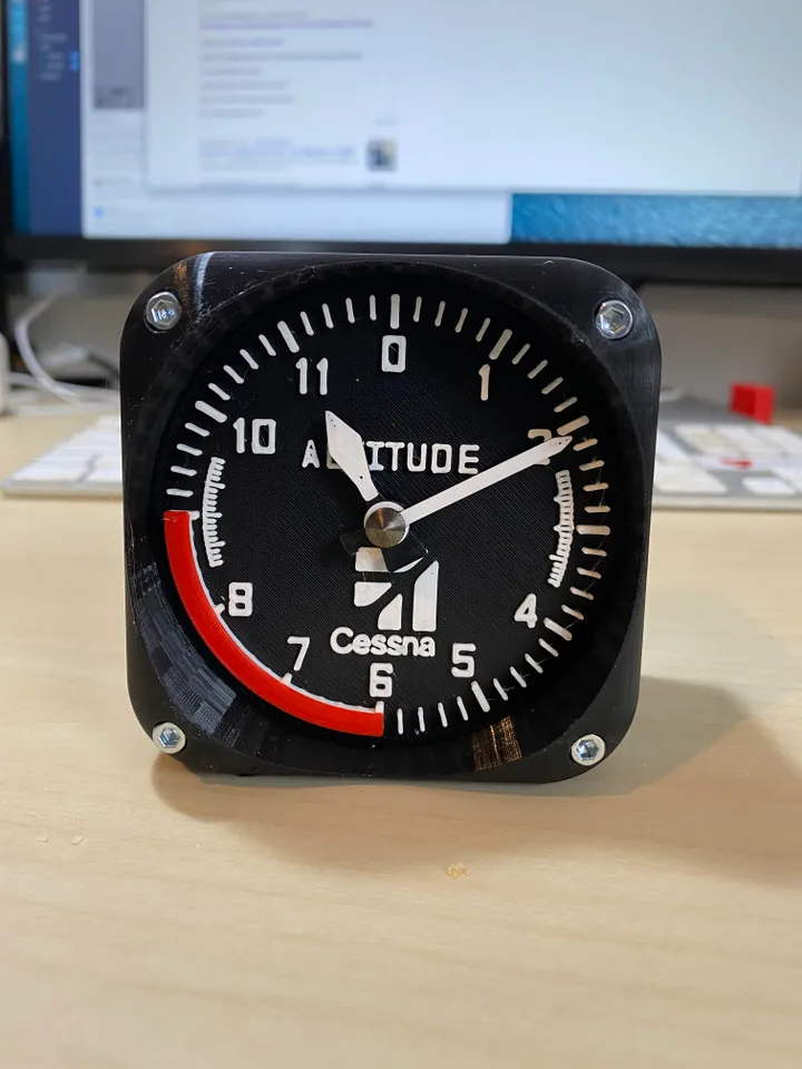 Cessna Altitude clock by kubas_cze | Download free STL model ...