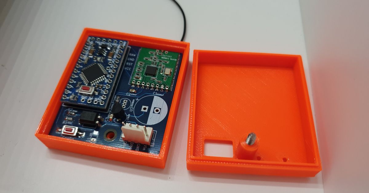 Enclosure for Homematic DIY dimmer by themaddin | Download free STL ...