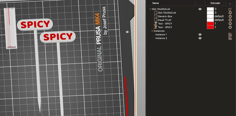 "SPICY" Food Sign by mscalora | Download free STL model | Printables.com