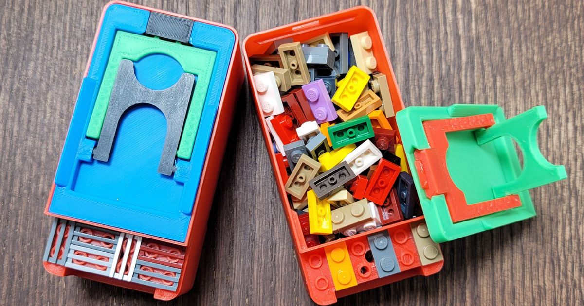 Lego Display Container by marvin1 | Download free STL model ...