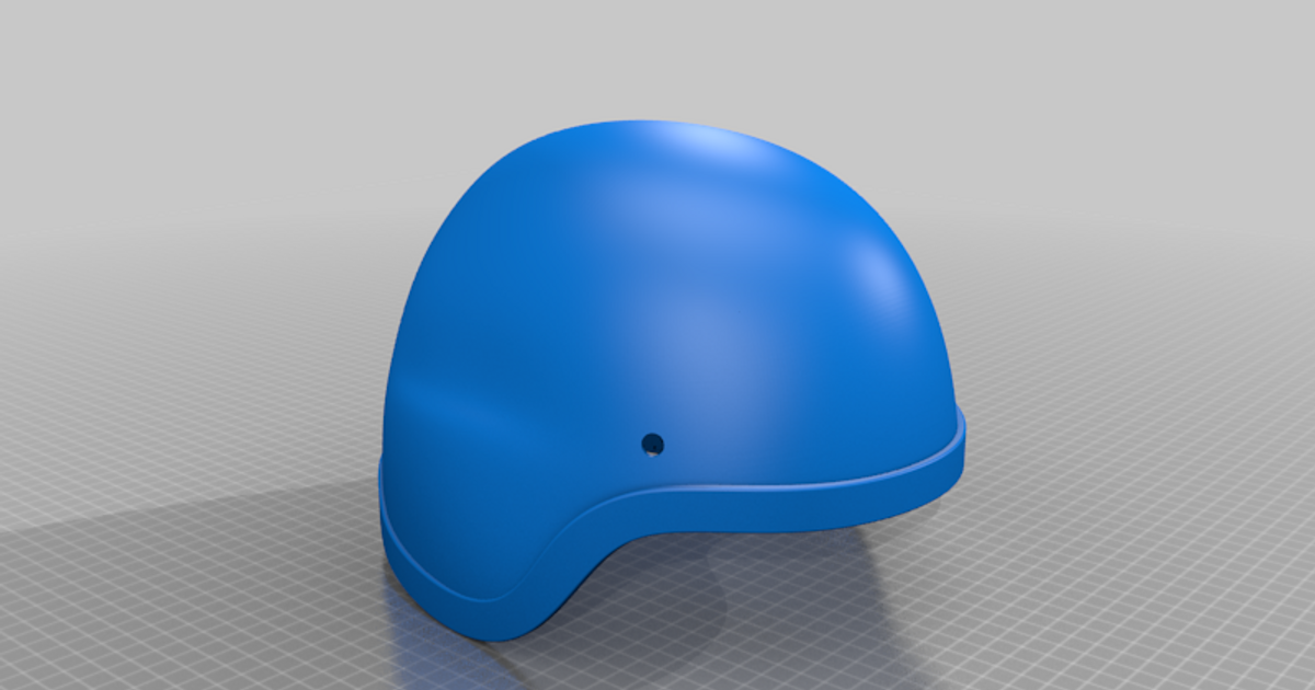 Modern Army Military Helmet by John | Download free STL model ...