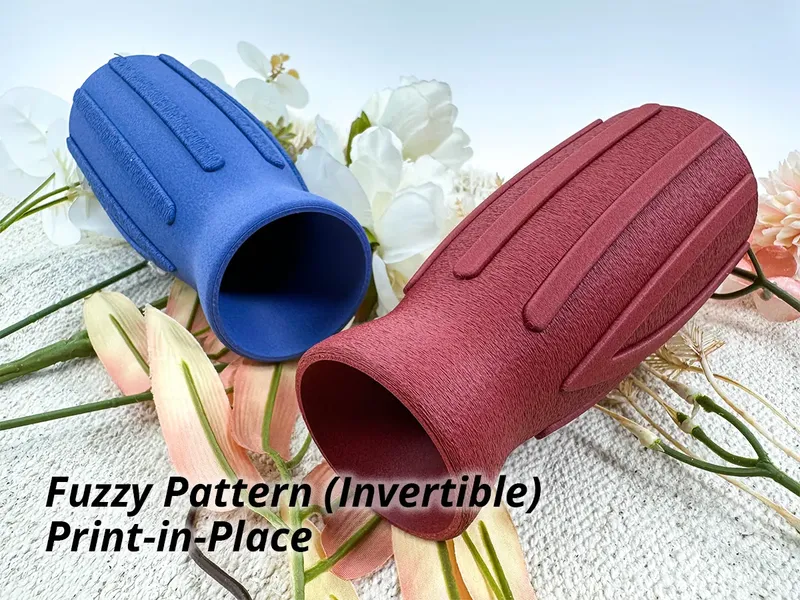 Twin Fuzzy Pattern Pen Holder Design 2 By S J Makes Download Free