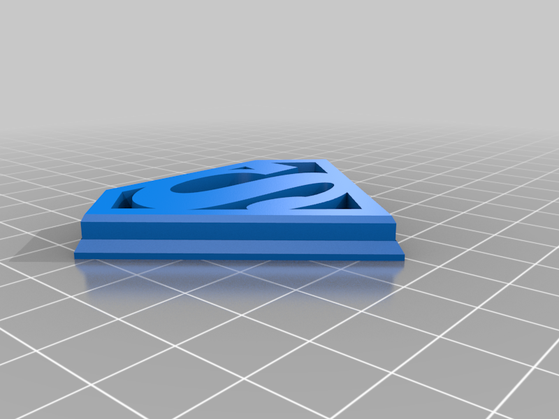 Classic Superman Logo by John | Download free STL model | Printables.com
