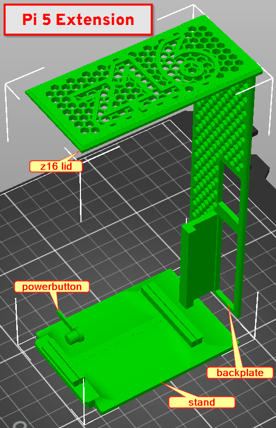 Raspberry Pi 5 Extension for the Mainframe z16 and z17 Modular Case by ...