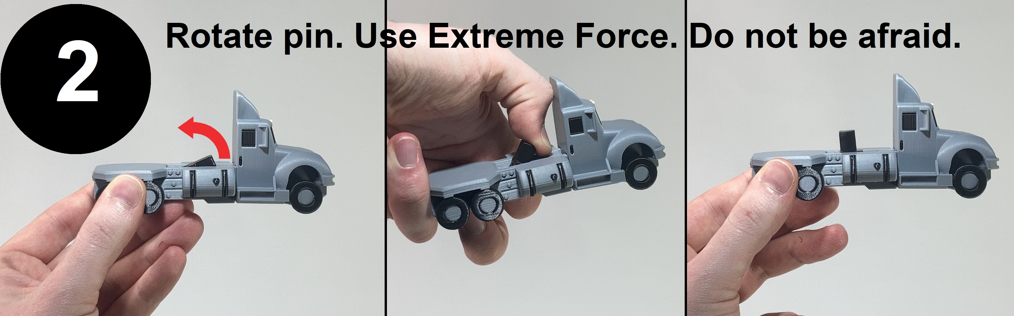 Articulated Big Rig (No Supports) by D3D | Download free STL model ...