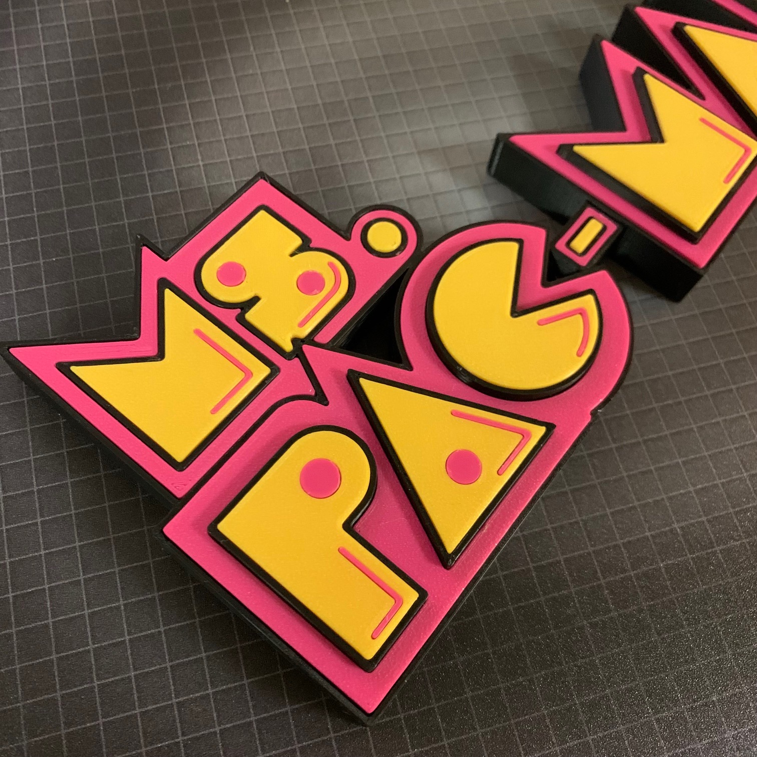 Ms. Pac-Man 3D Logo by TperroneDesign | Printables Store